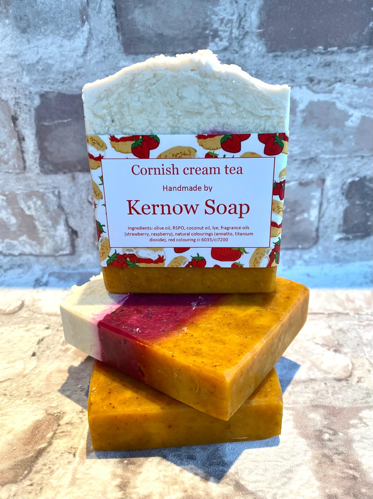 Cornish Cream Tea Soap | Handmade Natural Soap | Kernow Soap