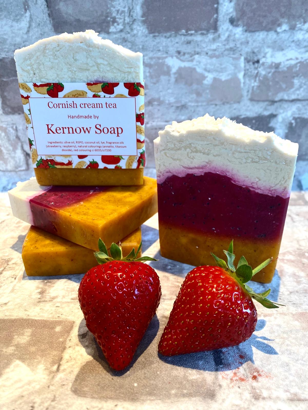 Cornish Cream Tea Soap | Handmade Natural Soap | Kernow Soap